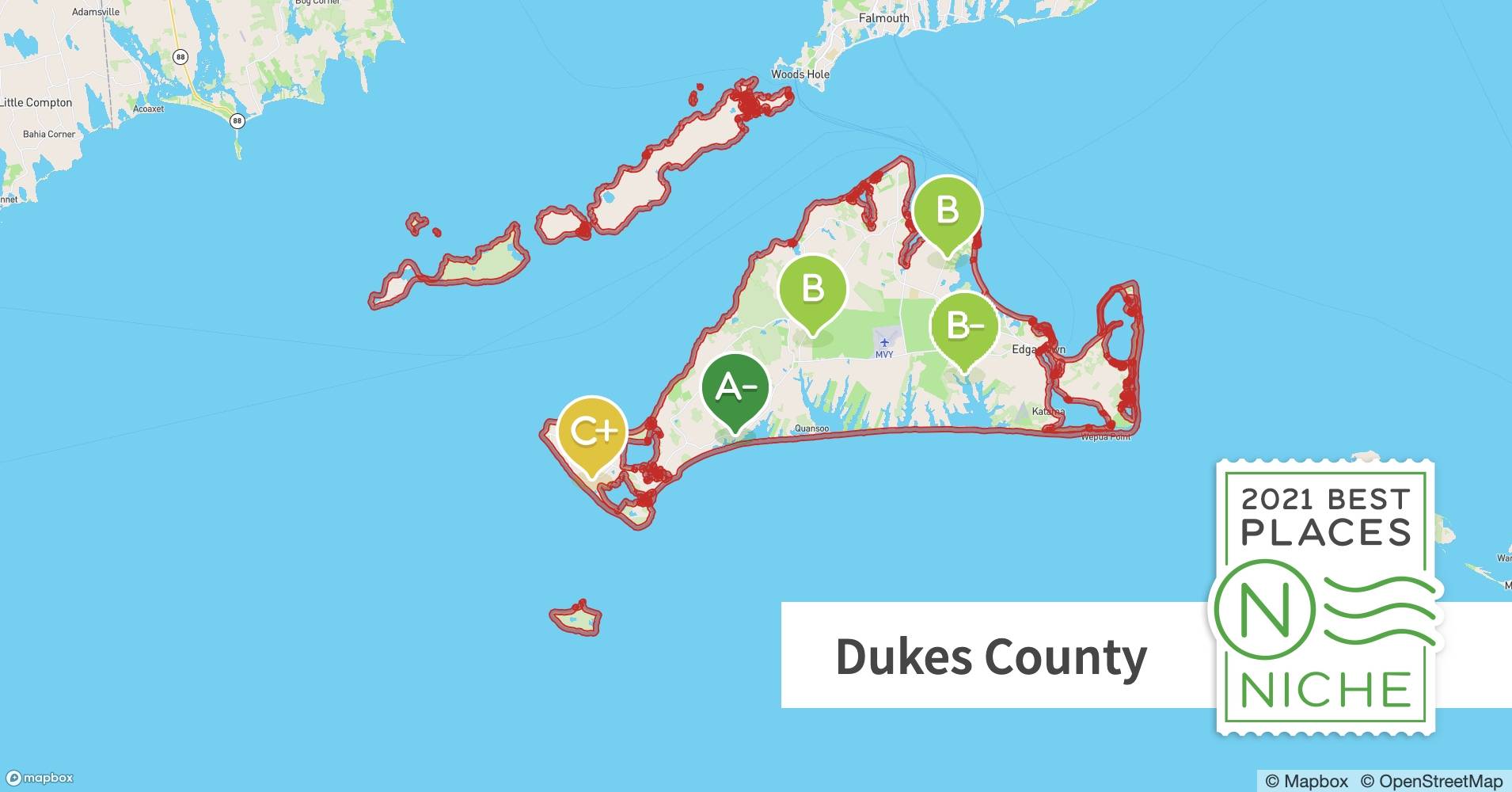2021 Best Places to Raise a Family in Dukes County, MA - Niche