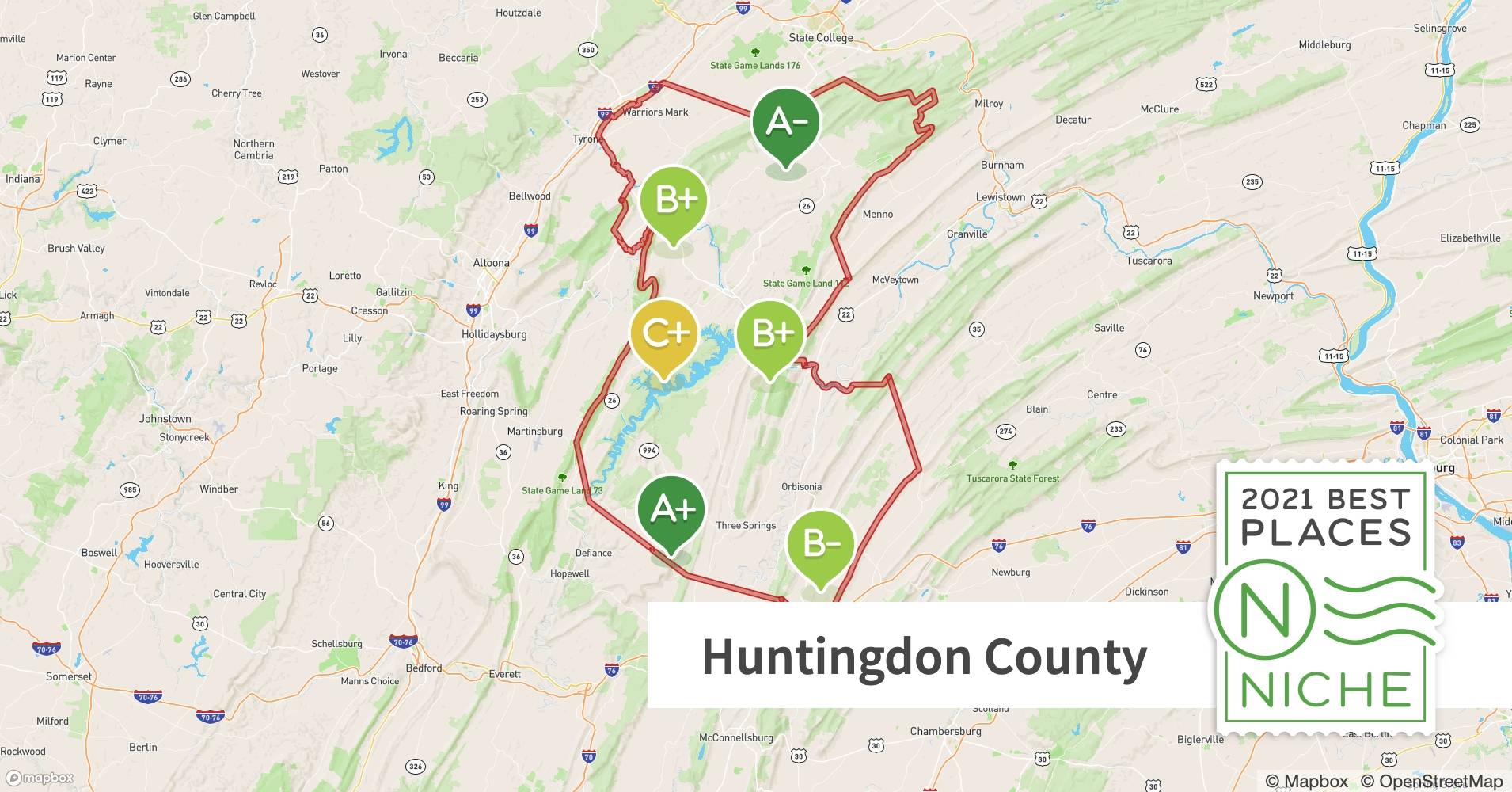 2021 Best Places to Live in Huntingdon County, PA - Niche