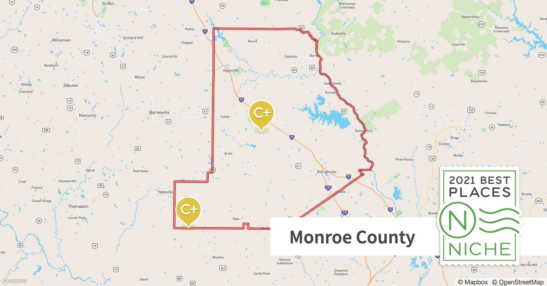 2021 Best Places to Live in Monroe County, GA - Niche