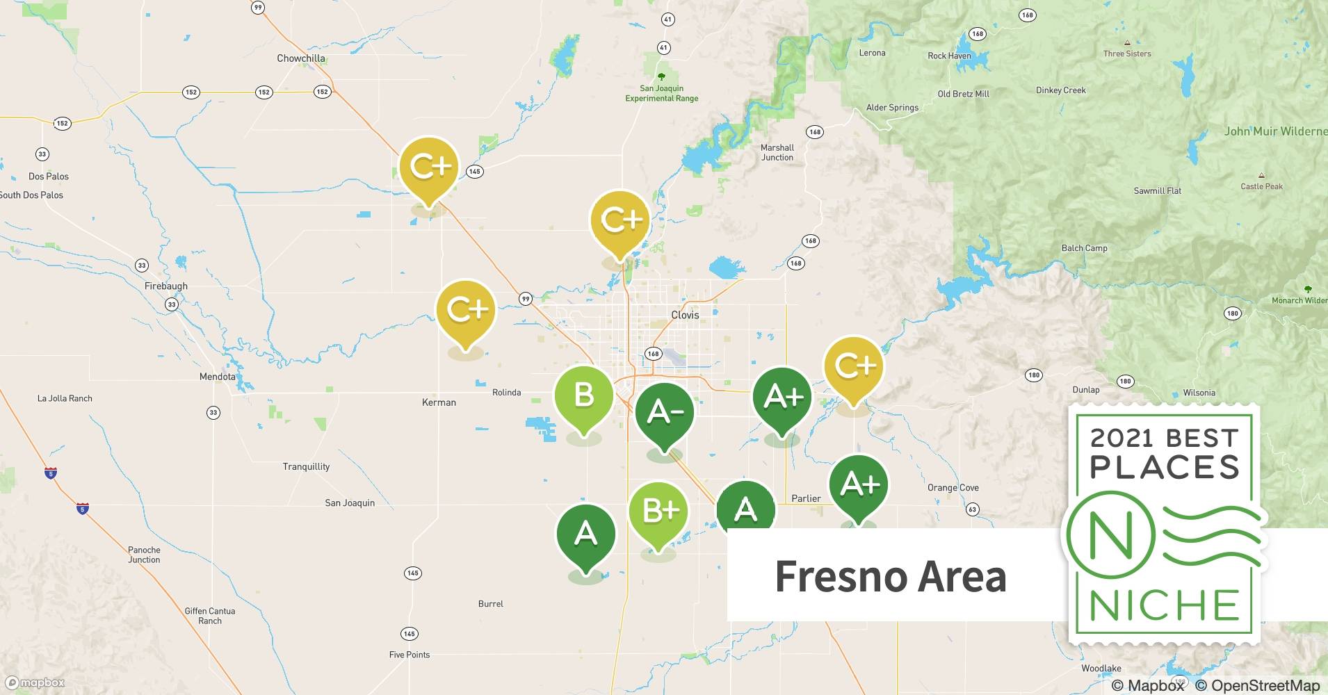 2021 Safe Places to Live in Fresno Area - Niche