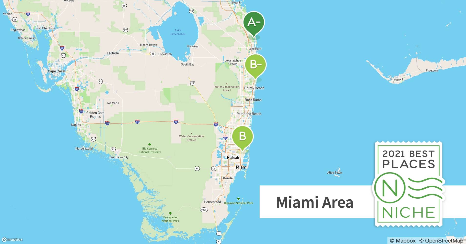 2021 Best Miami Area Suburbs to Live - Niche
