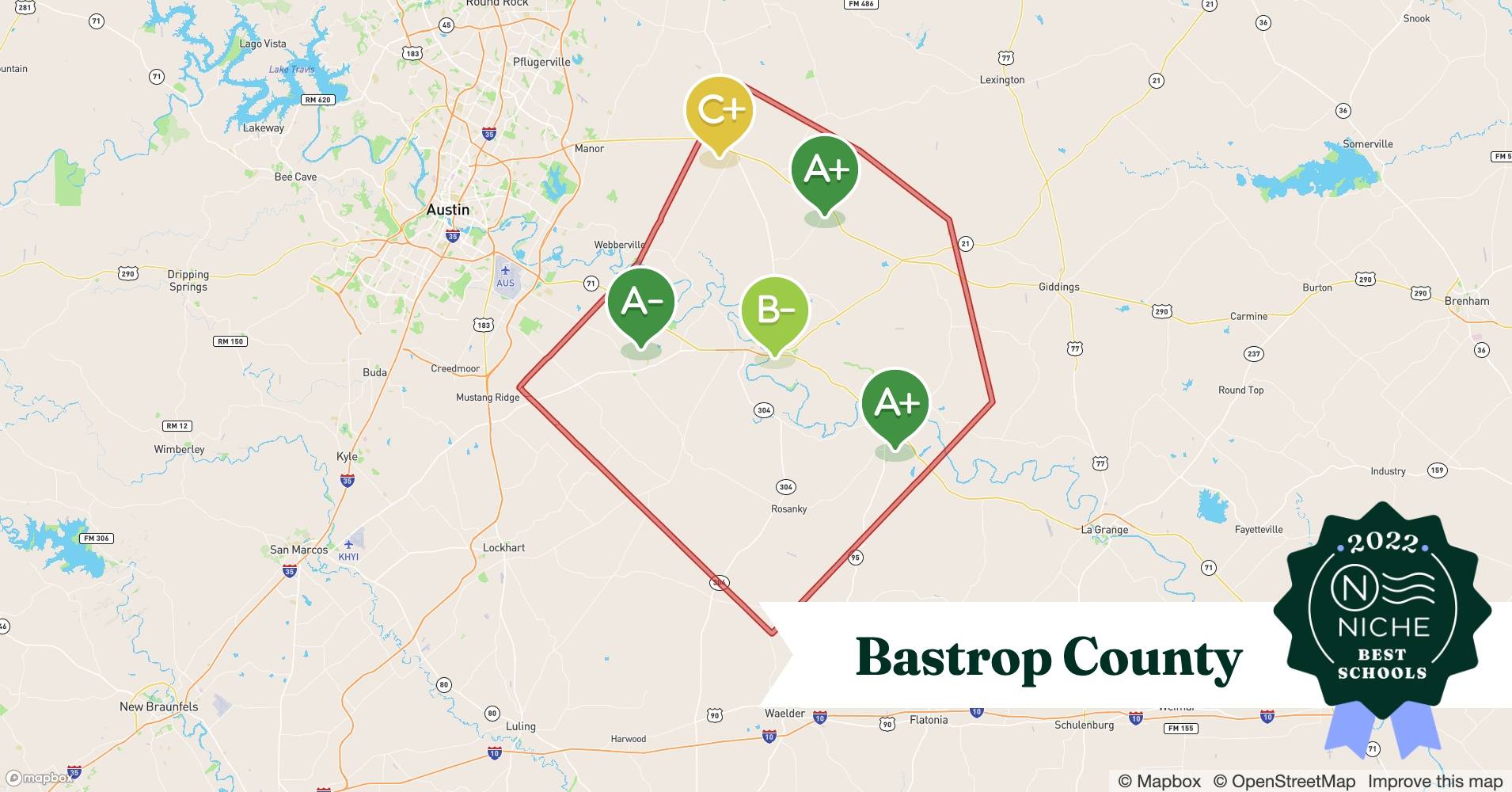 School Districts in Bastrop County, TX - Niche