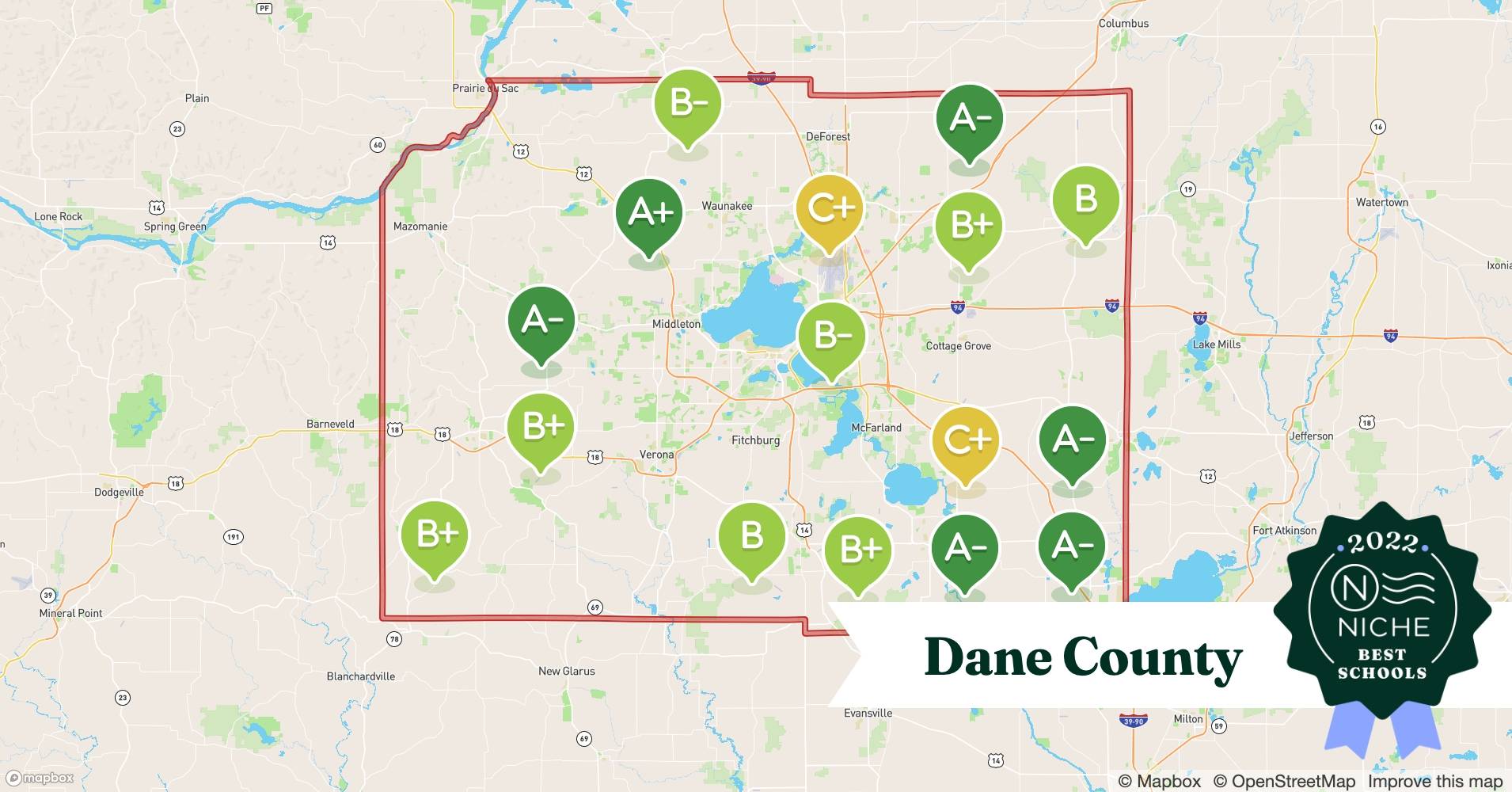 School Districts in Dane County, WI - Niche