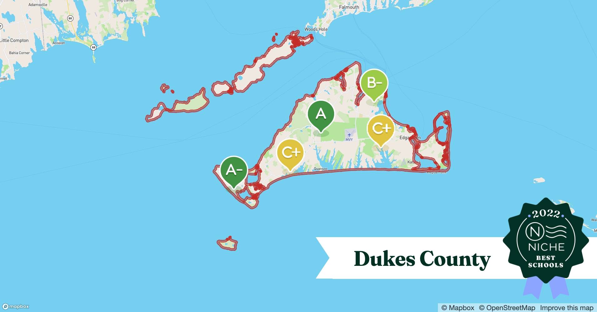 K-12 Schools in Dukes County, MA - Niche