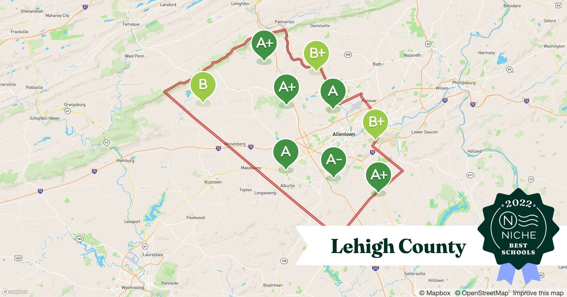School Districts in Lehigh County, PA - Niche