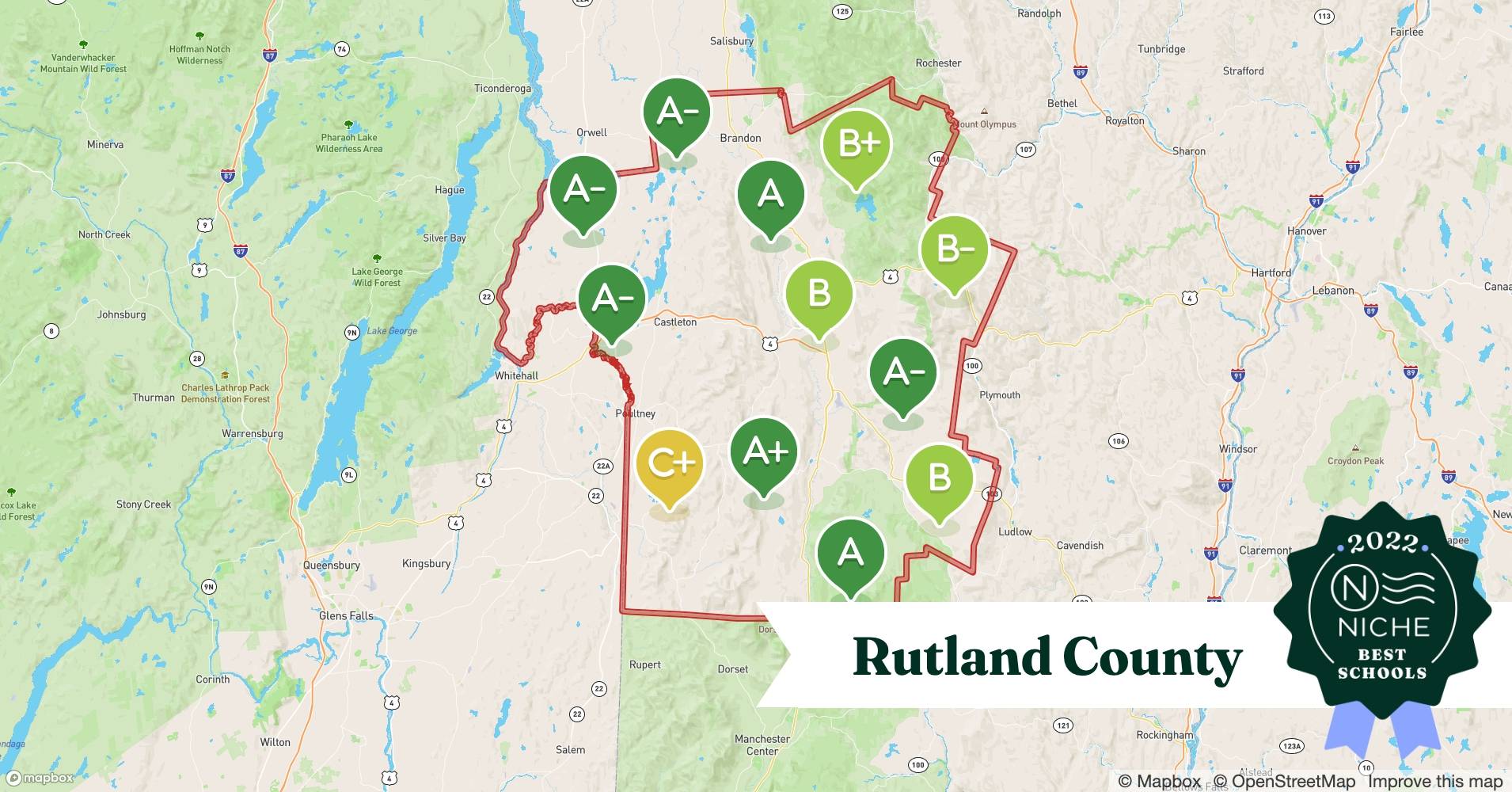 School Districts in Rutland County, VT - Niche