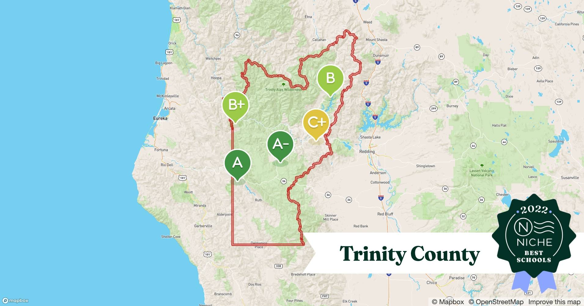 School Districts in Trinity County, CA - Niche