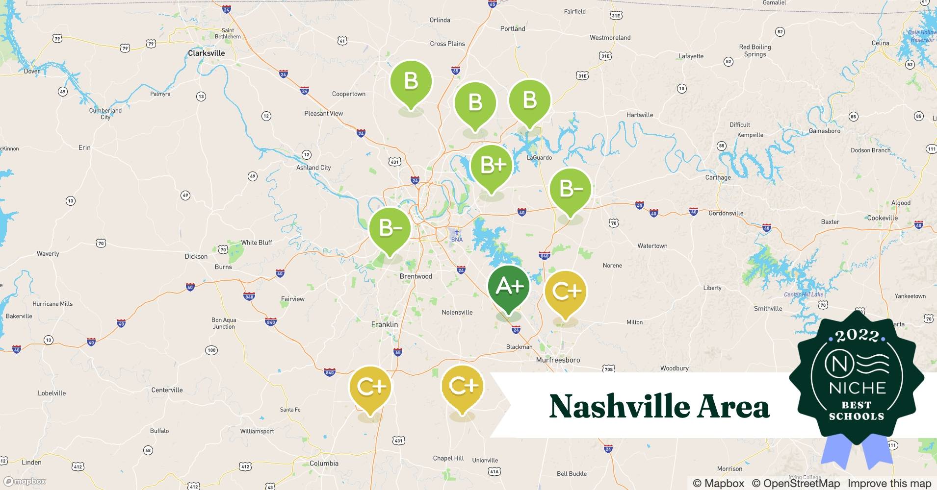 Compare Schools in the Nashville Area - Niche