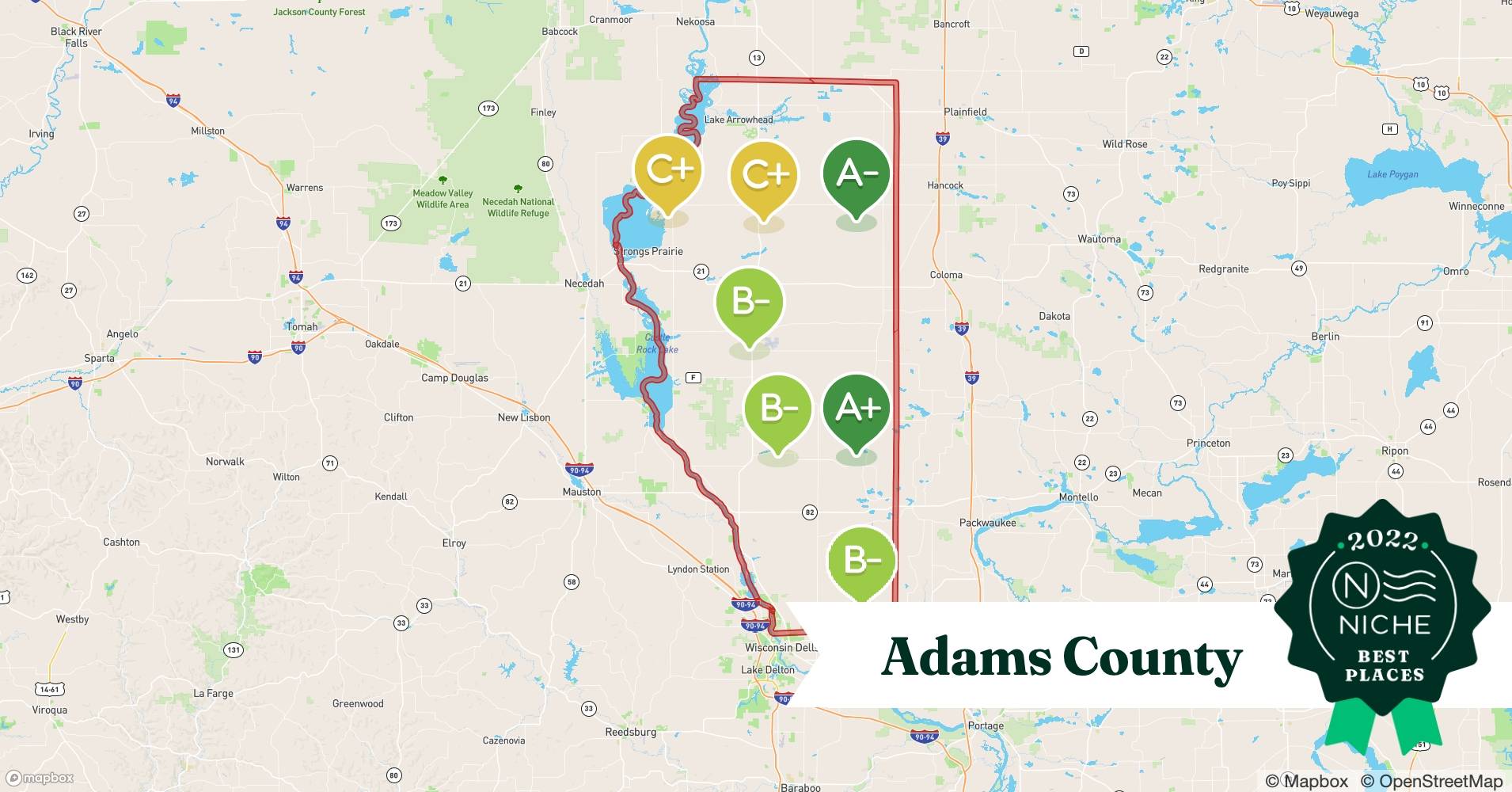2022 Safe Places to Live in Adams County, WI - Niche