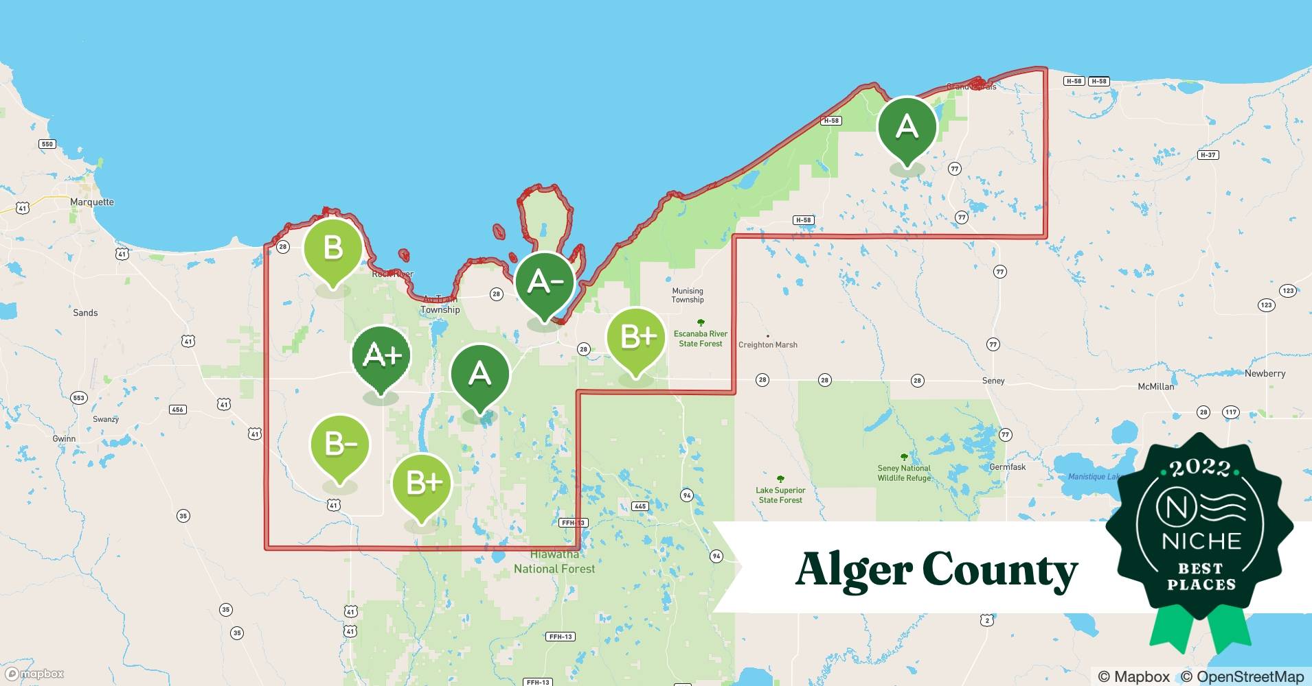 2022 Best Places to Live in Alger County, MI - Niche