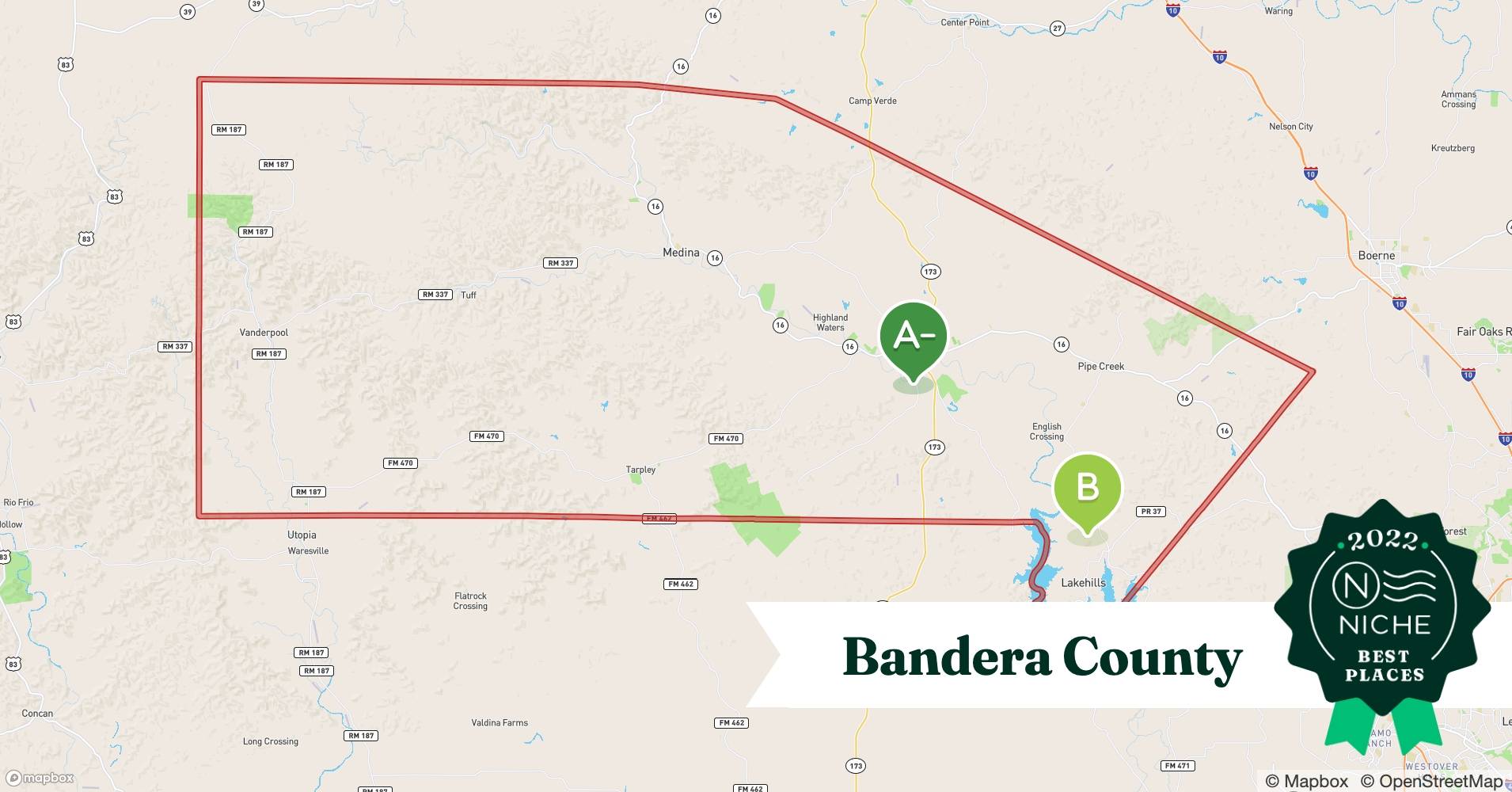 2022 Best Bandera County ZIP Codes to Raise a Family - Niche