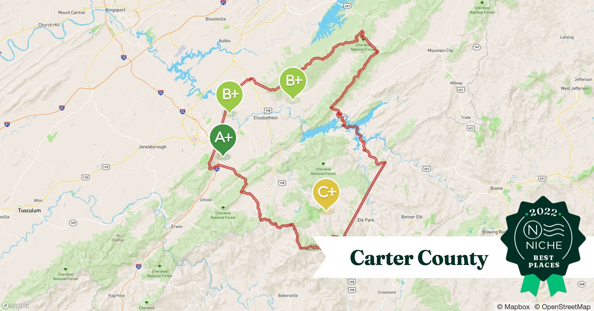 2022 Best Places to Buy a House in Carter County, TN - Niche