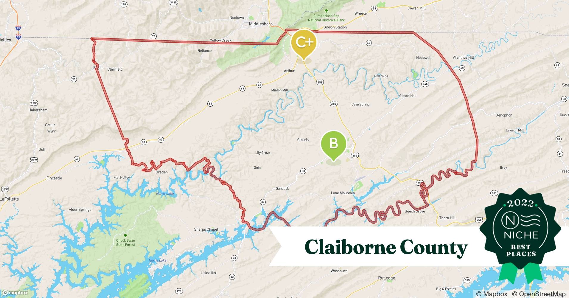 2022 Best Places to Live in Claiborne County, TN - Niche