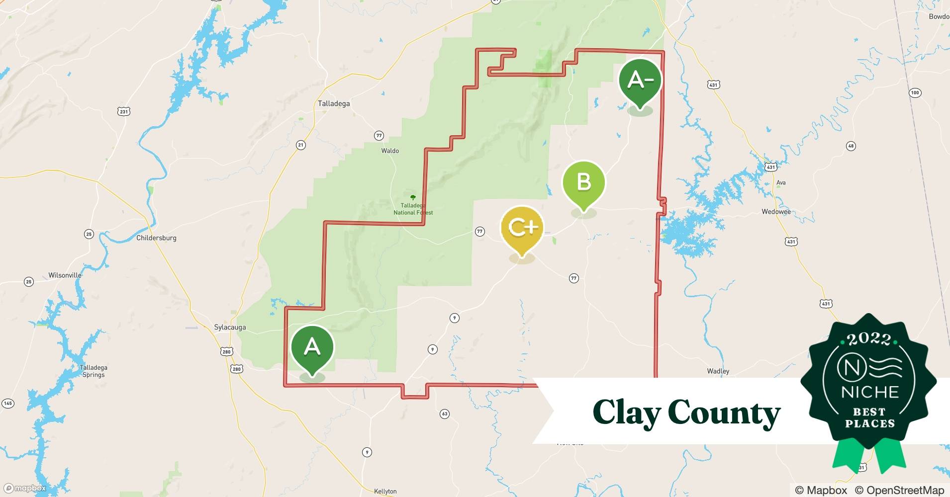 2022 Best Places to Live in Clay County, AL - Niche
