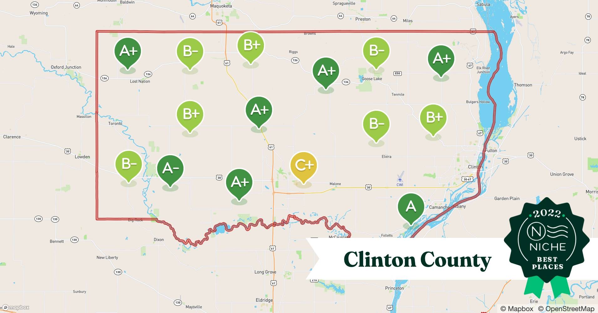 2022 Best Places to Live in Clinton County, IA - Niche