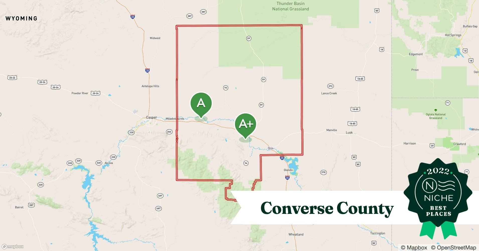 2022 Safe Places to Live in Converse County, WY - Niche