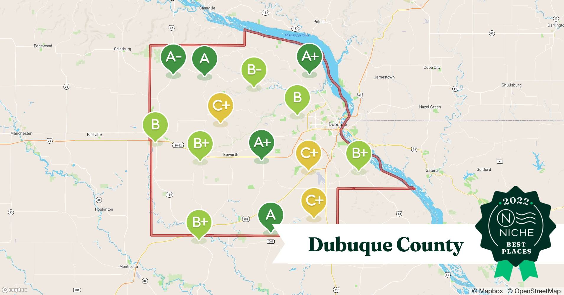 2022 Best Places to Live in Dubuque County, IA - Niche