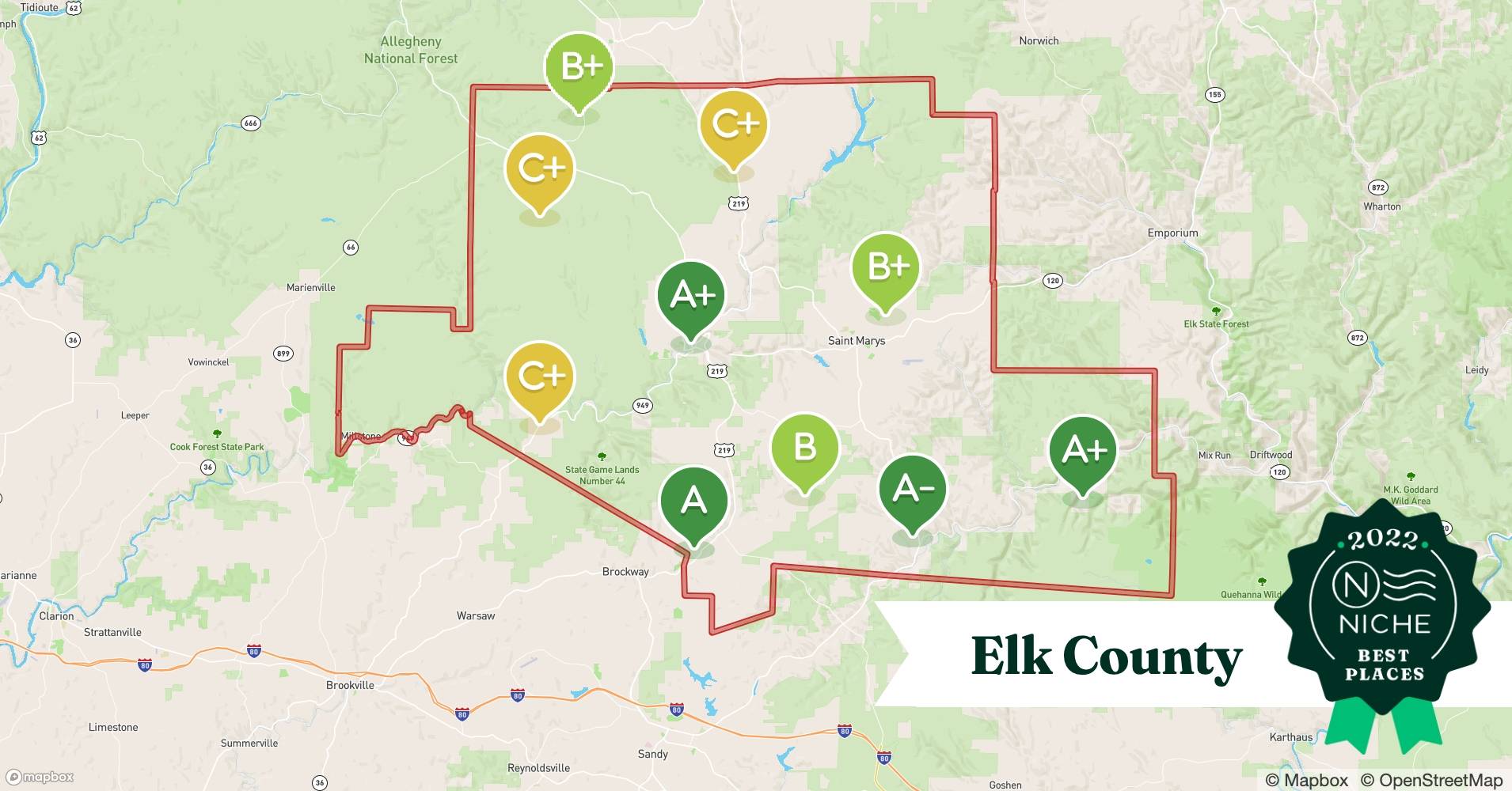 2022 Safe Places to Live in Elk County, PA - Niche