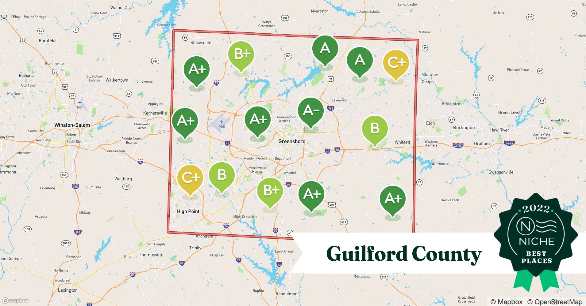 Guilford County ZIP Codes With The Best Public Schools Niche