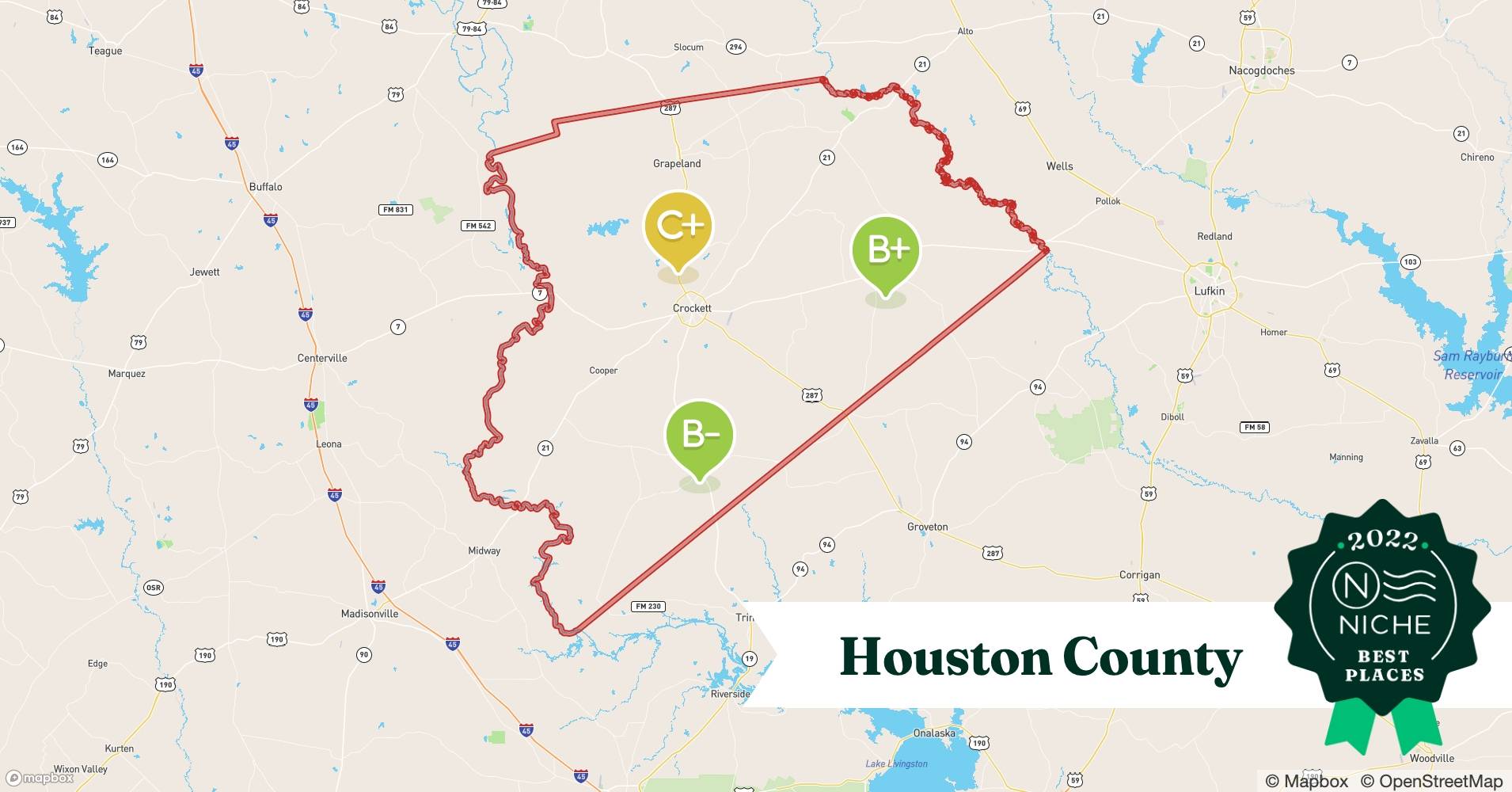 2022 Best Places to Live in Houston County, TX - Niche