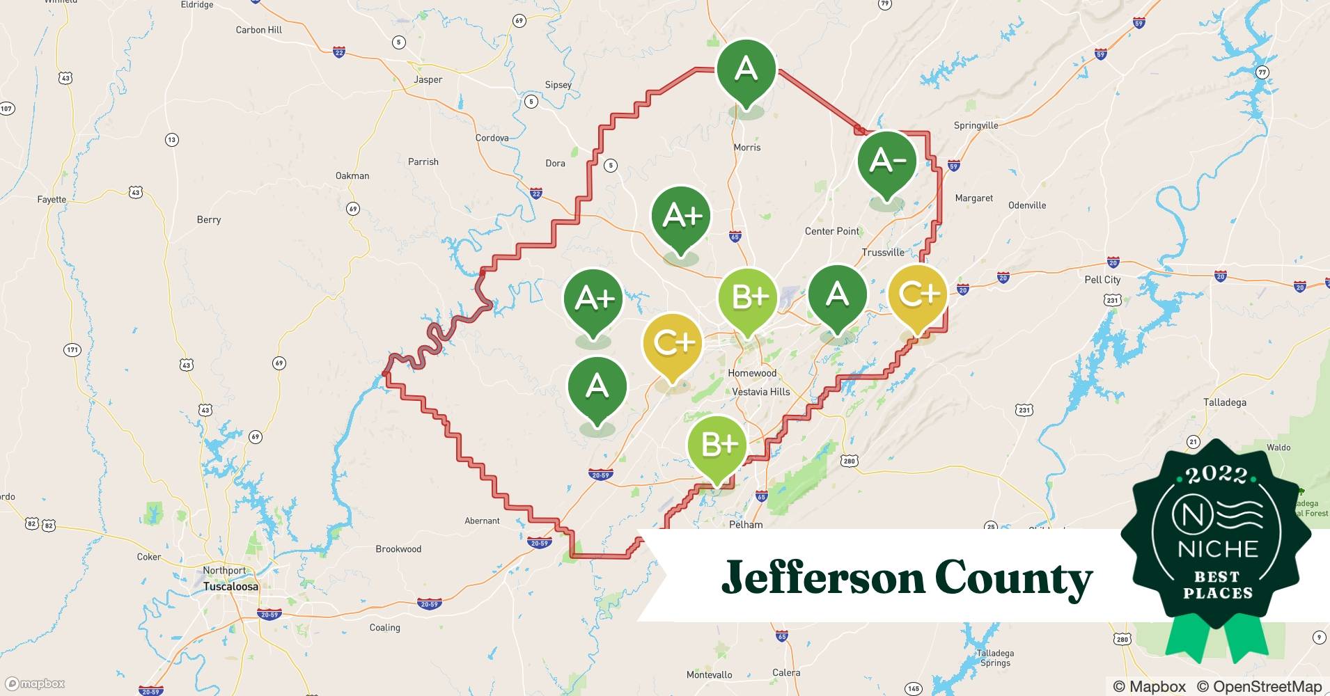 2022 Safe Places to Live in Jefferson County, AL - Niche