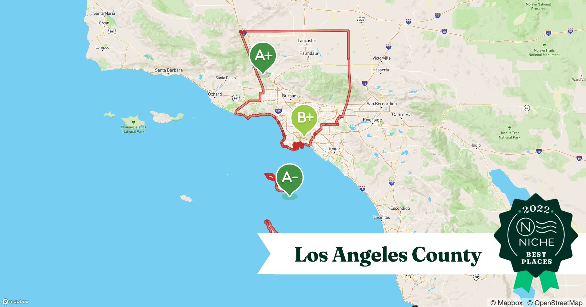 2022 Safe Places to Live in Los Angeles County, CA - Niche