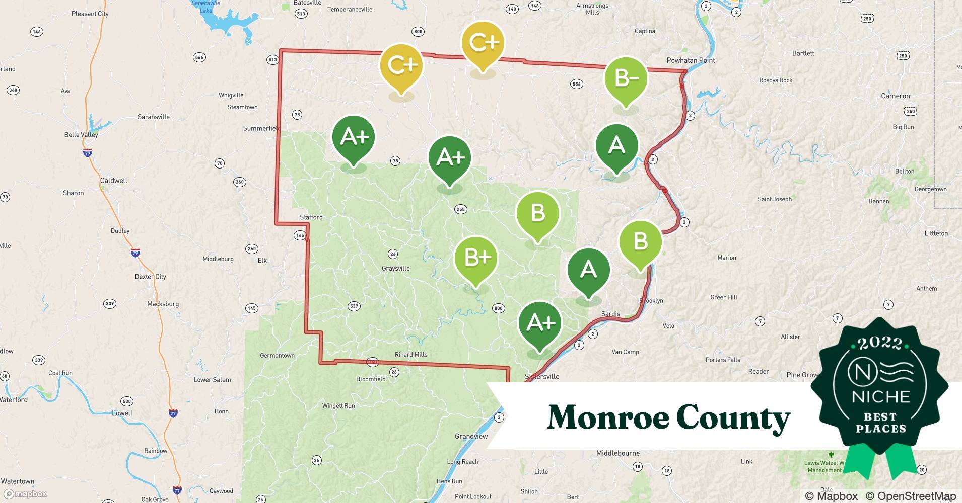 2022 Best Places to Live in Monroe County, OH - Niche