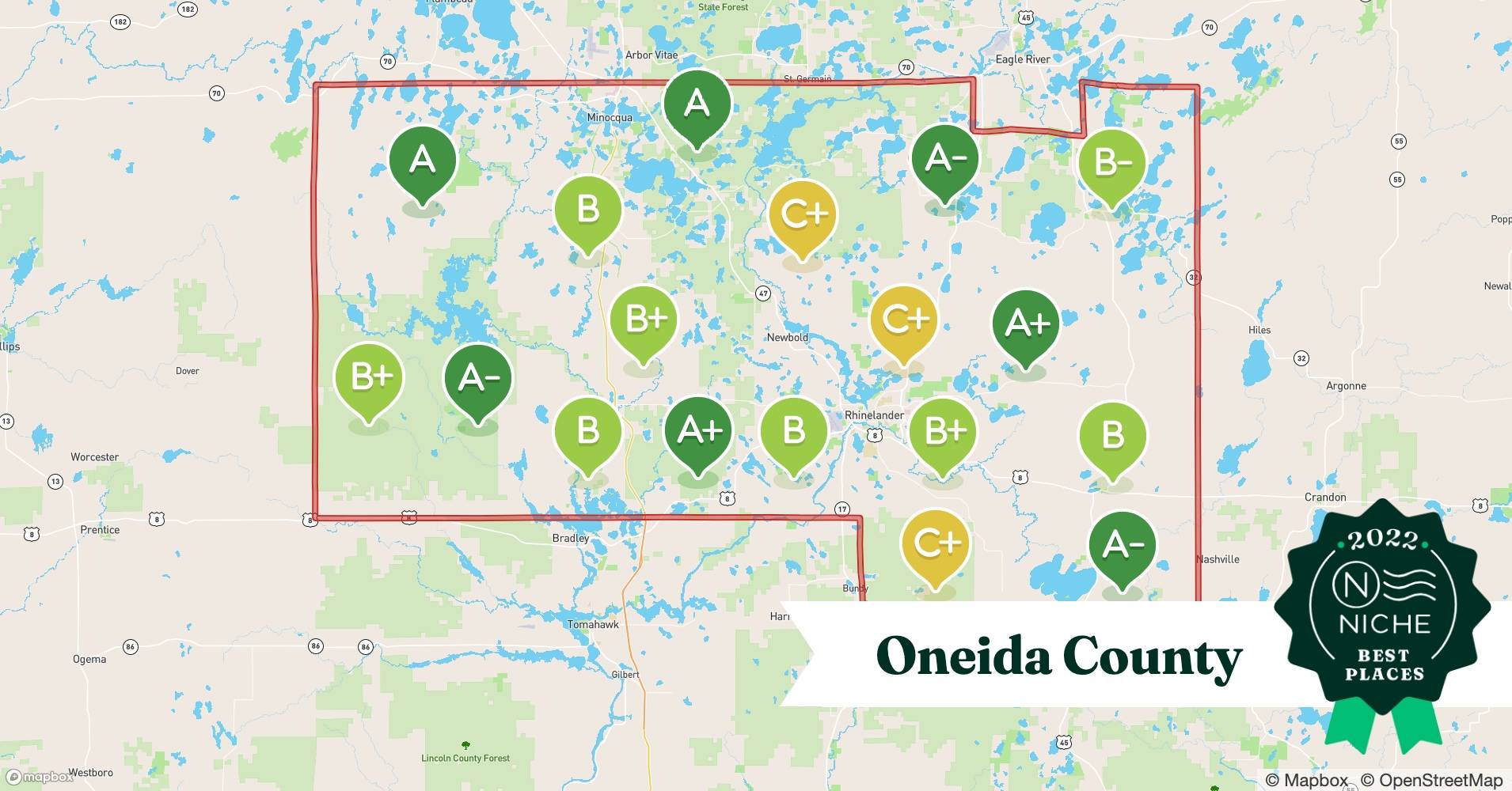 2022 Best Places to Live in Oneida County, WI - Niche