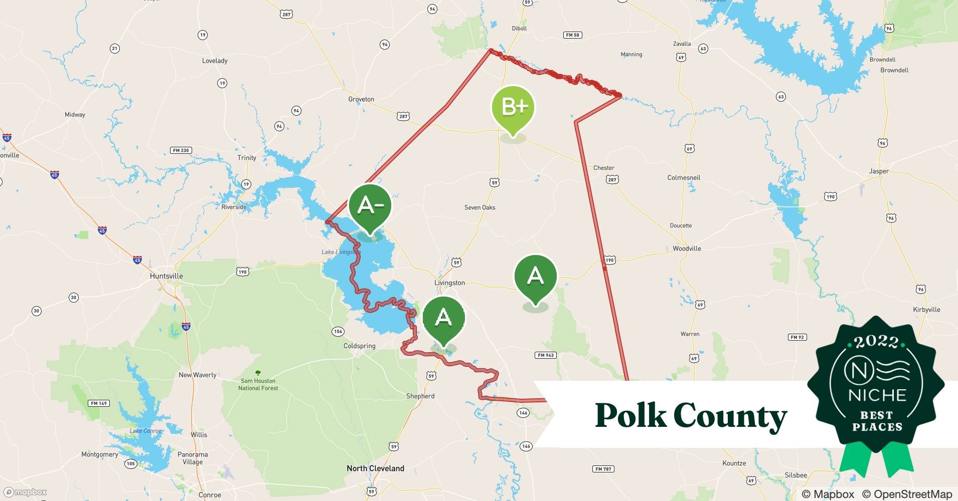2022 Safe Places to Live in Polk County, TX - Niche