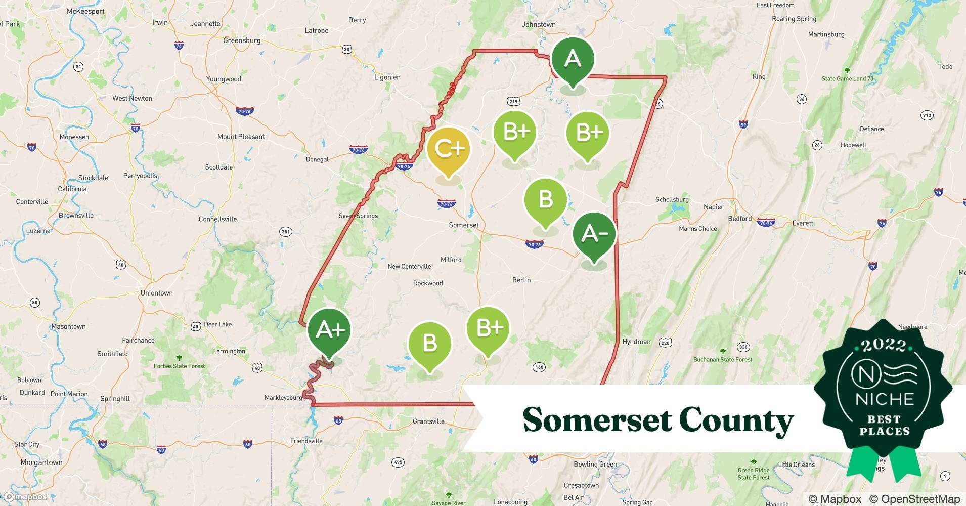 2022 Safe Places to Live in Somerset County, PA - Niche