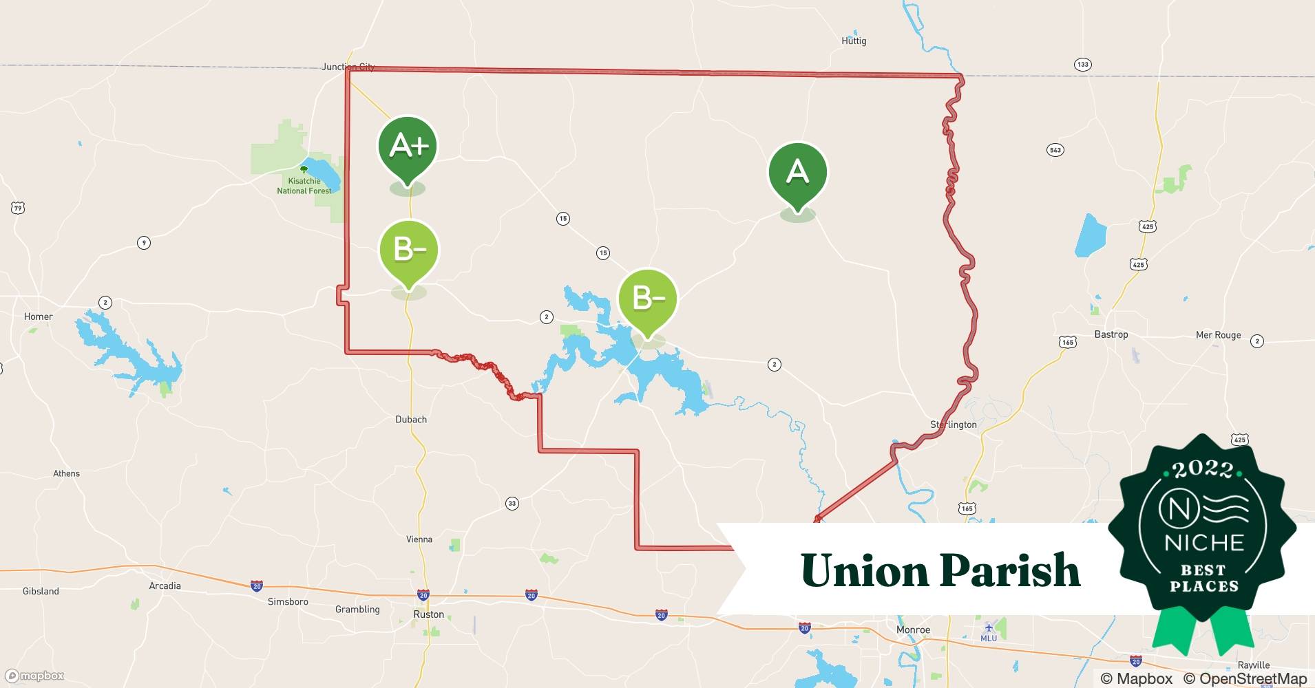Best Union Parish ZIP Codes to Live In - Niche