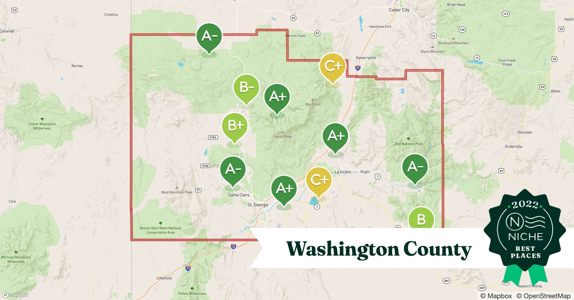 2022 Safe Places to Live in Washington County, UT - Niche