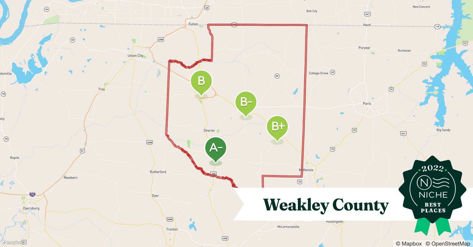 2022 Best Places to Live in Weakley County, TN - Niche