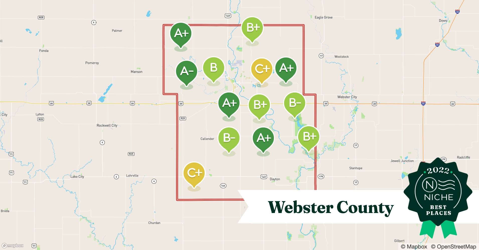 Compare Cost of Living in Webster County, IA - Niche