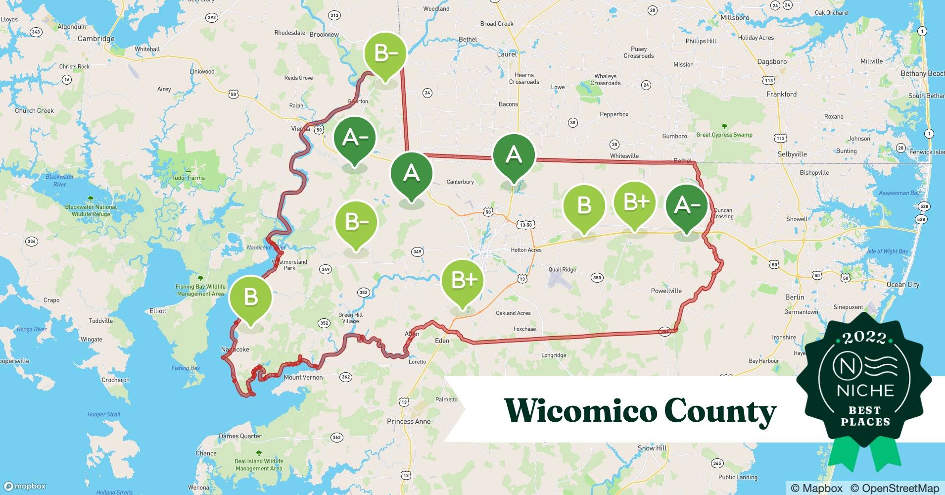 2022 Safe Places to Live in Wicomico County, MD - Niche