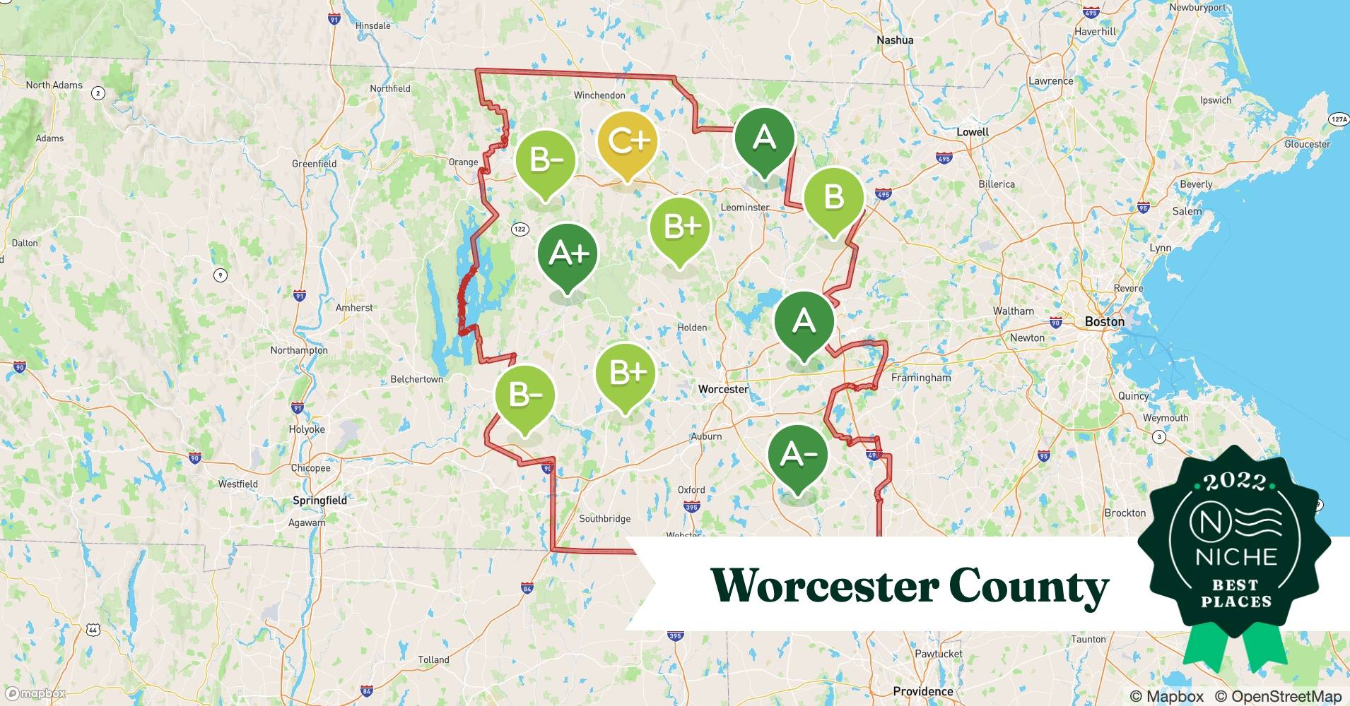 2022 Best Places to Live in Worcester County, MA - Niche