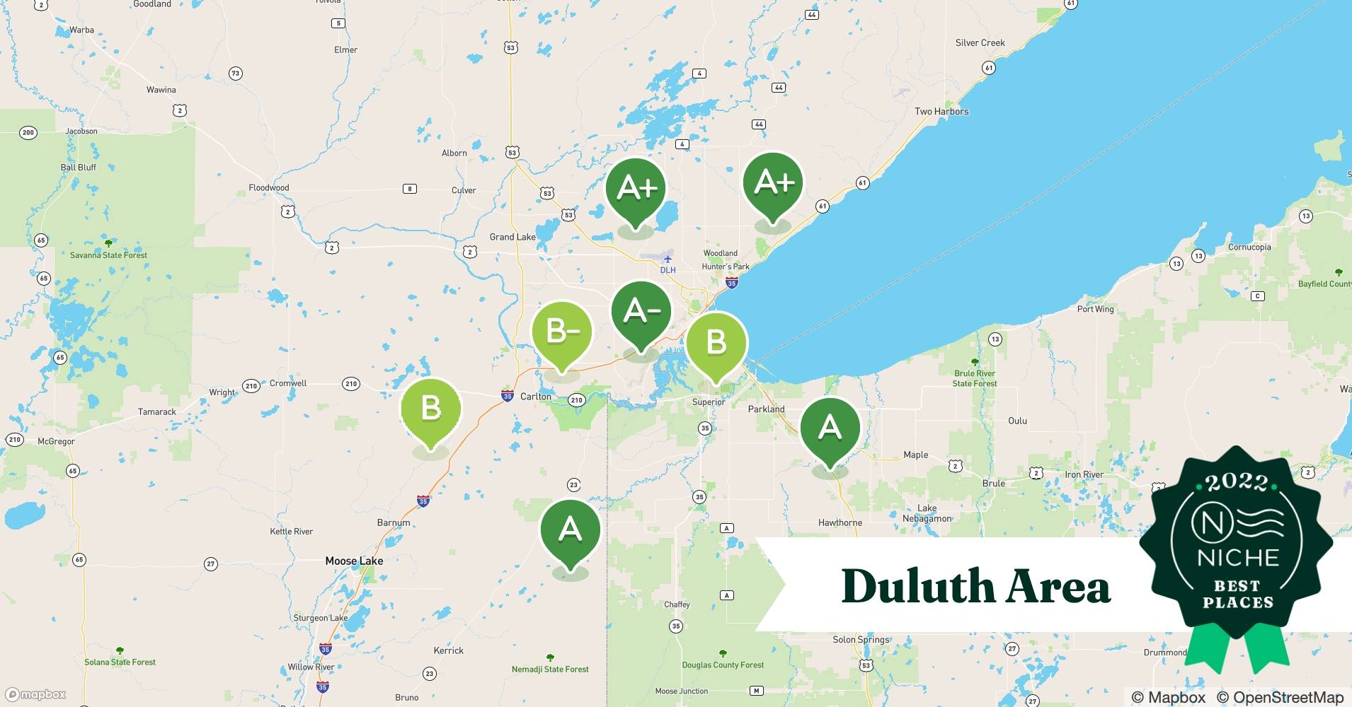 2022 Best Duluth Area Suburbs to Live - Niche