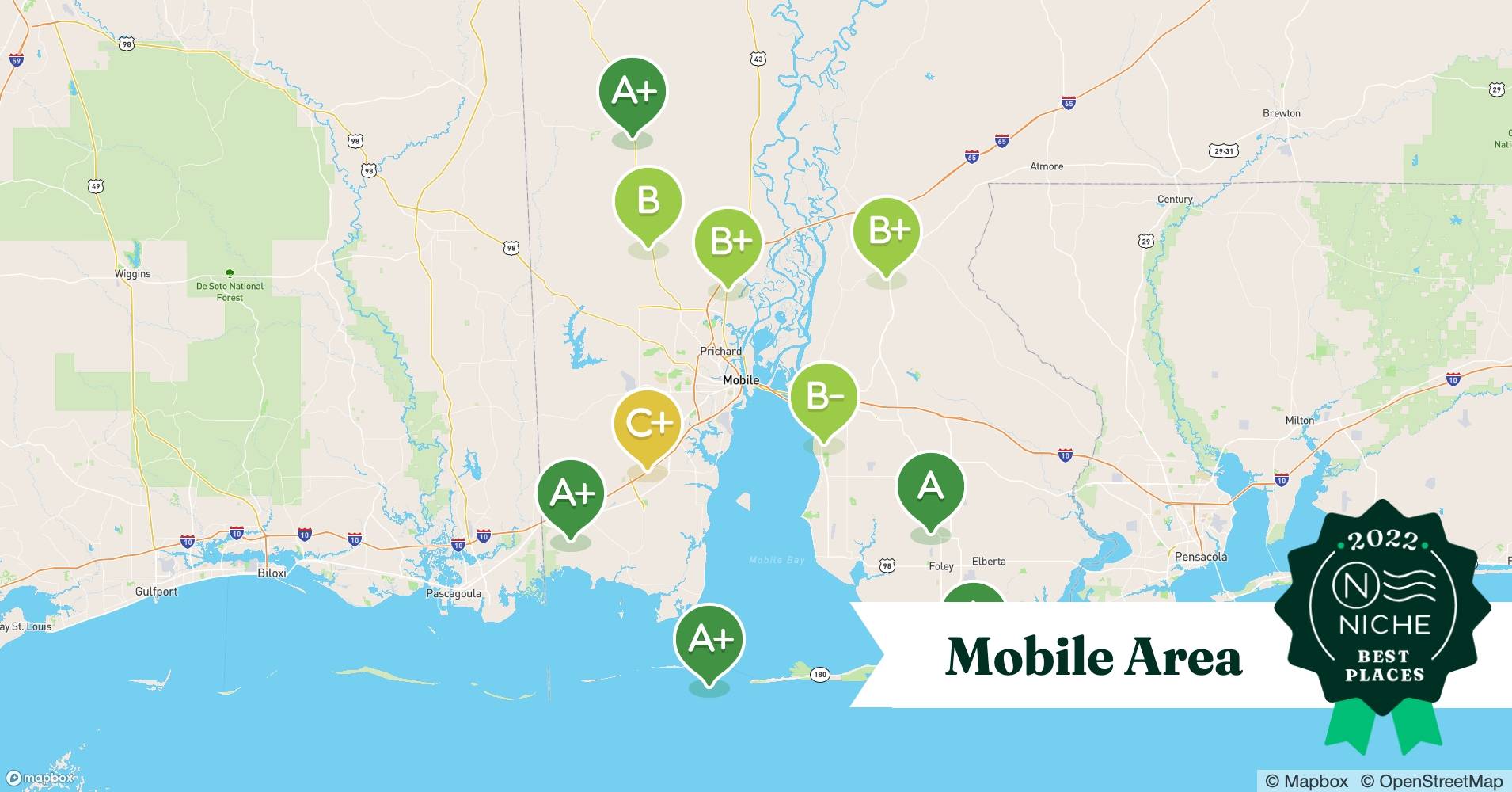 2022 Best Places to Live in the Mobile Area - Niche