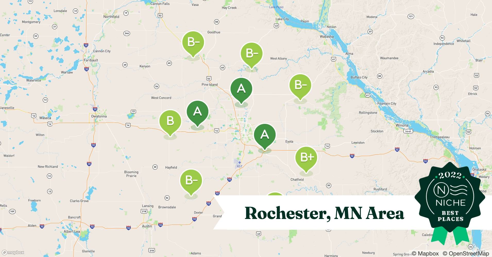 2022 Best Places to Live in the Rochester, MN Area - Niche