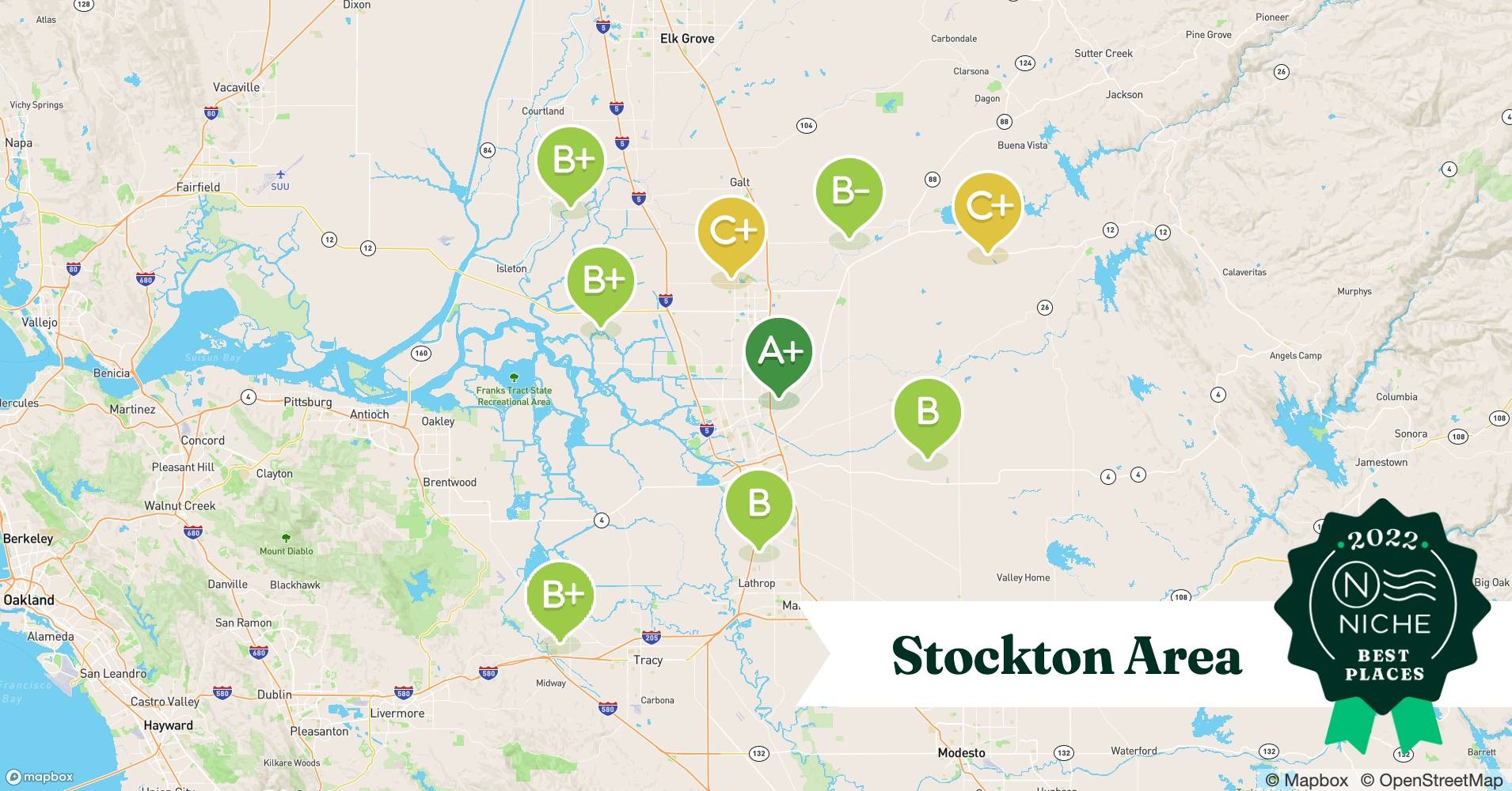 2022 Best ZIP Codes Near Stockton Area - Niche