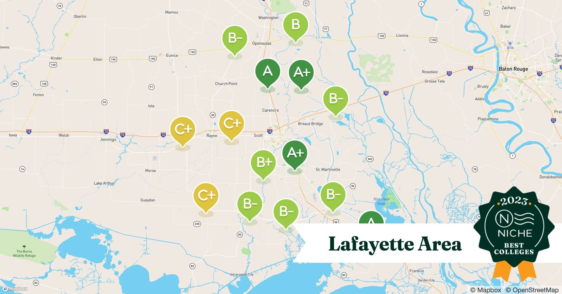 2023 Colleges with the Best Location in the Lafayette Area - Niche