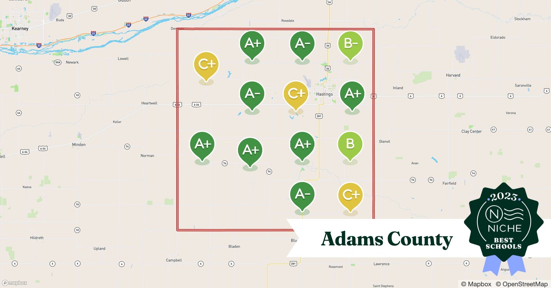 School Districts in Adams County, NE - Niche