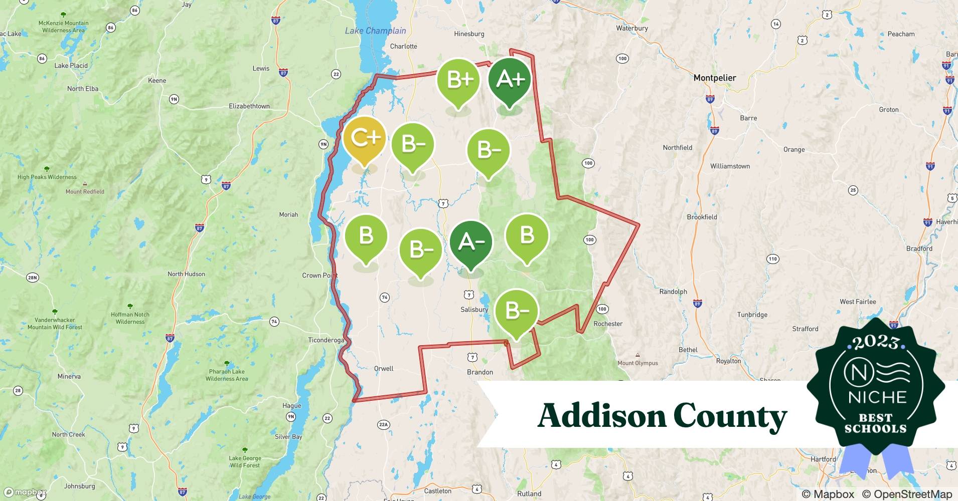 School Districts in Addison County, VT - Niche