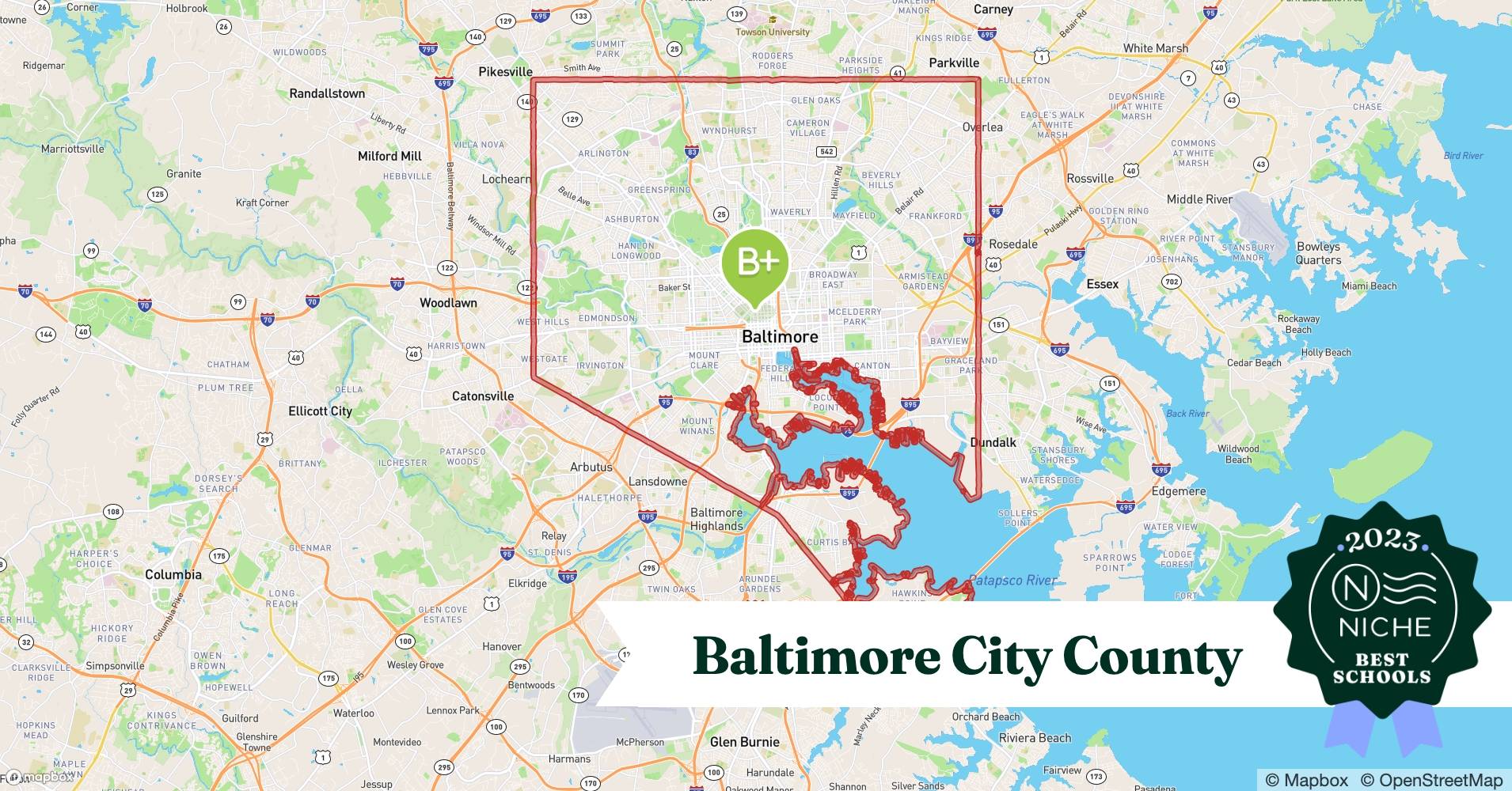 Baltimore City Zip Code Map