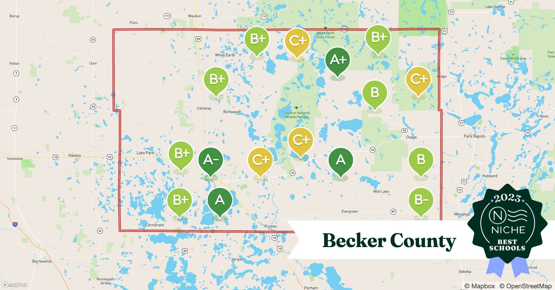 K-12 Schools in Becker County, MN - Niche