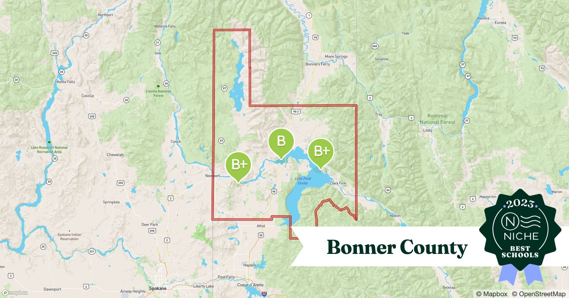 School Districts in Bonner County, ID - Niche