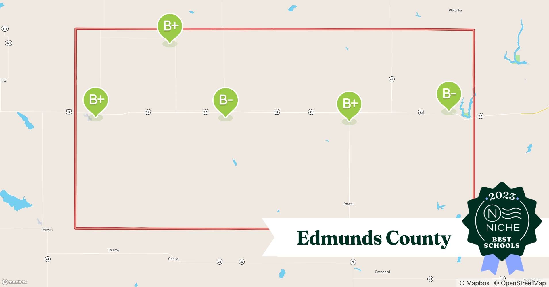 School Districts in Edmunds County, SD - Niche