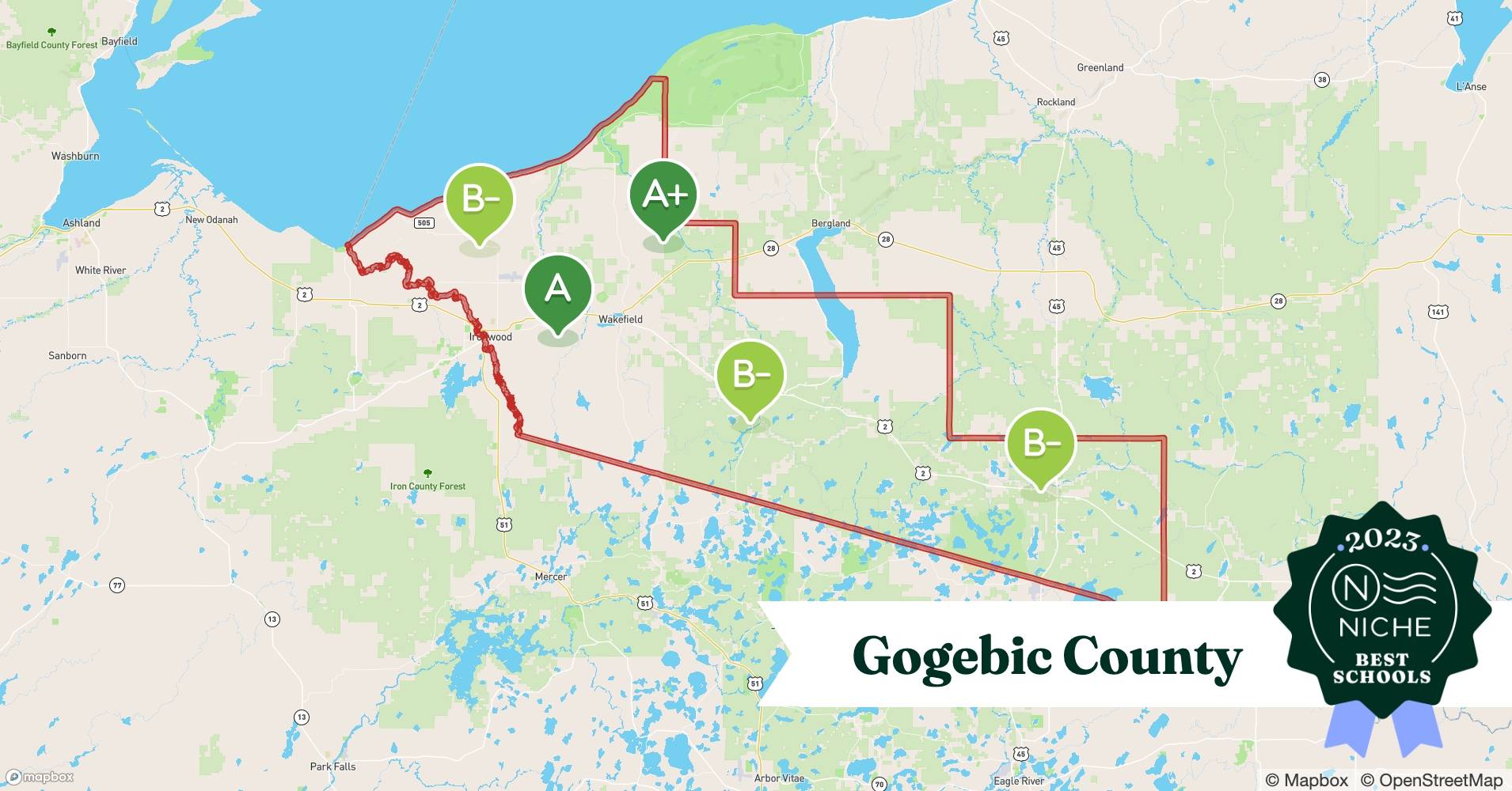 School Districts in Gogebic County, MI - Niche