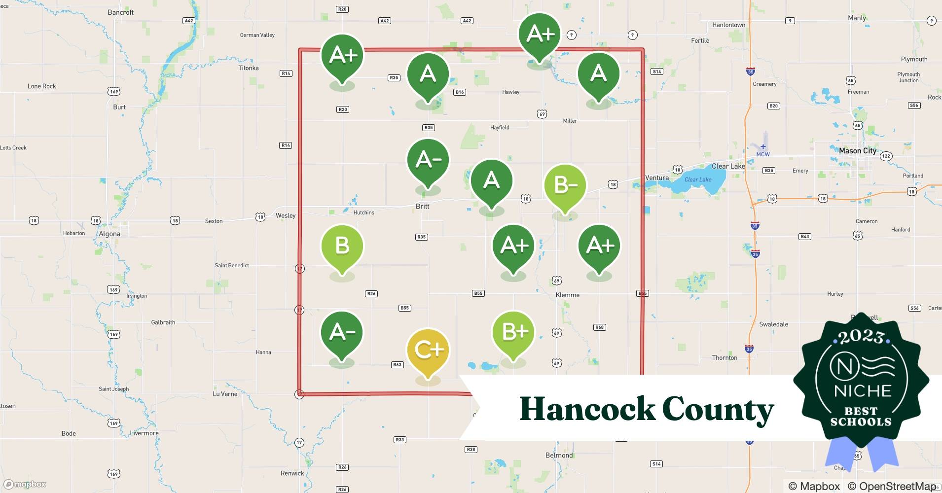 School Districts in Hancock County, IA - Niche