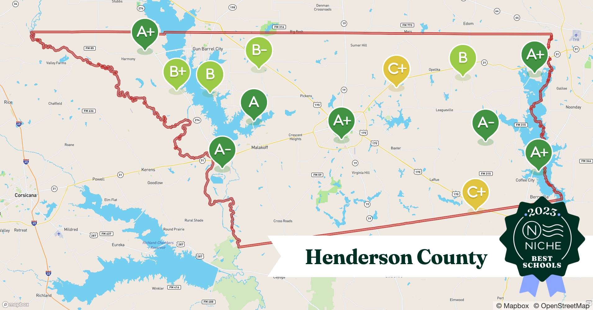 School Districts in Henderson County, TX - Niche